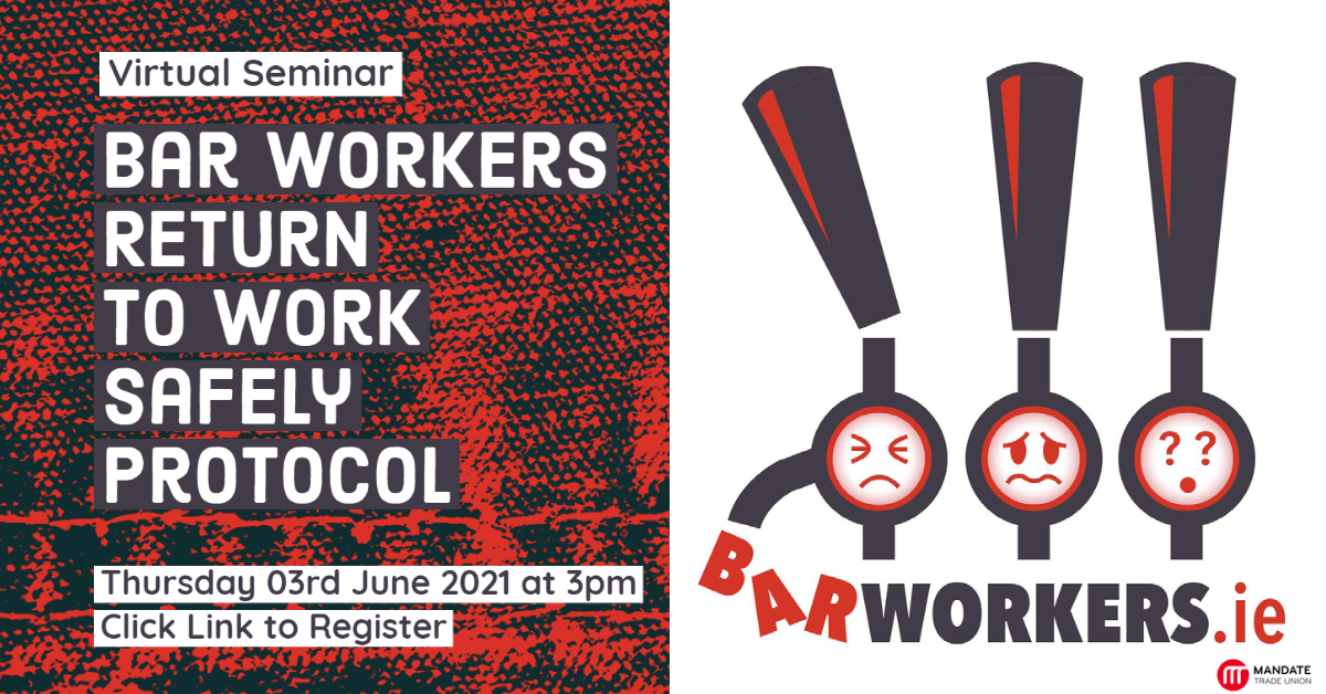 Return to Work Safely Briefing Seminar for Bar Workers - Mandate Trade ...