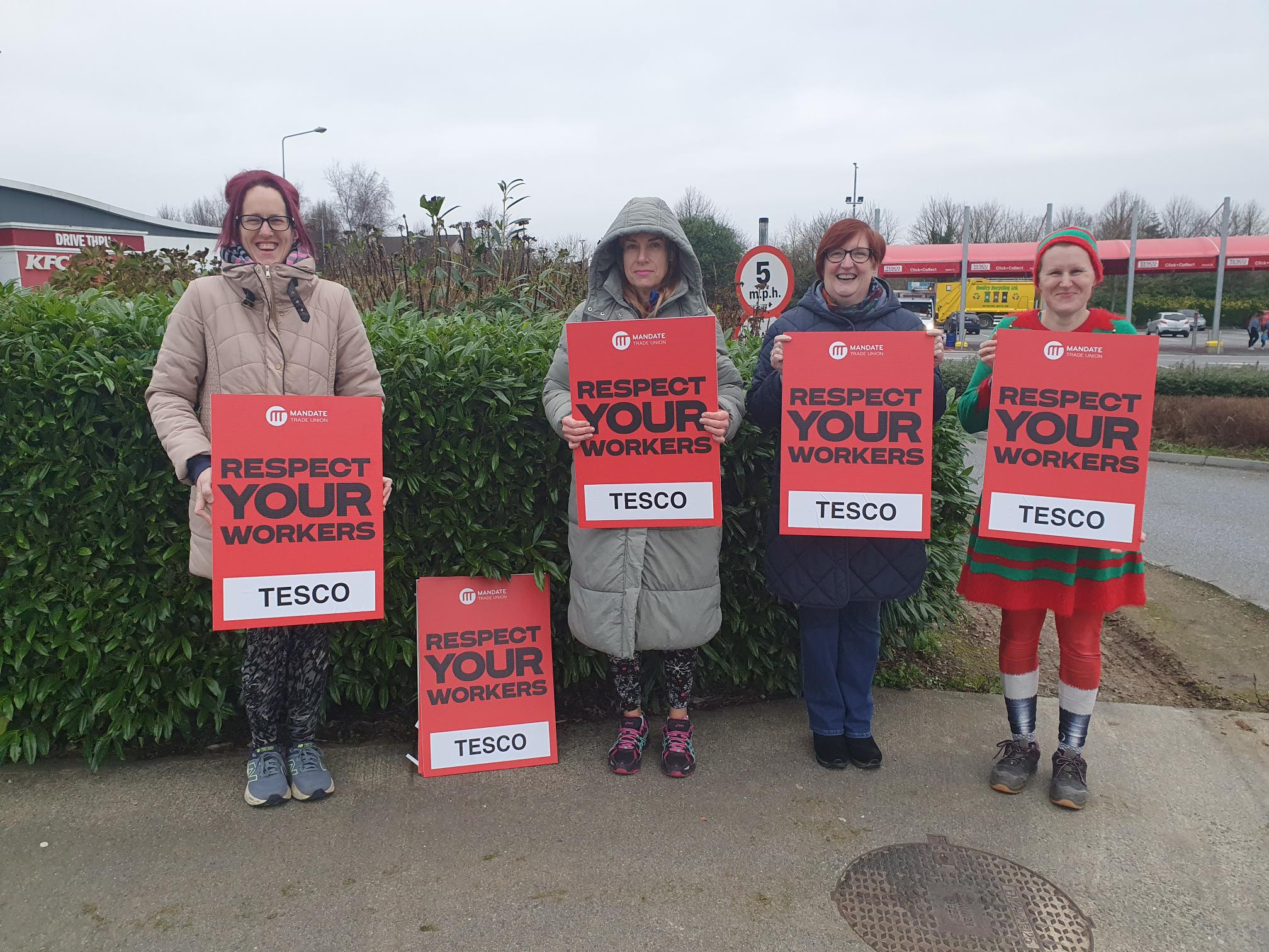 Tesco Workers Begin Protests for Respect & Representation - Mandate ...