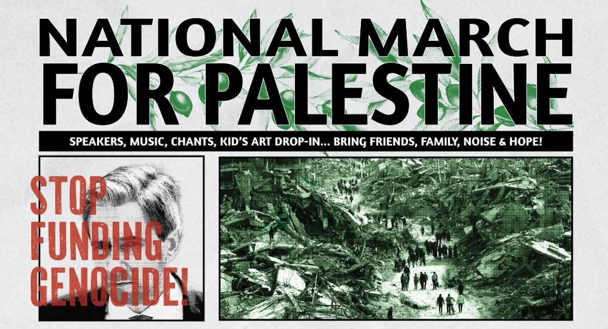 National Demonstration for Palestine: Stop Funding Genocide – Sanctions ...